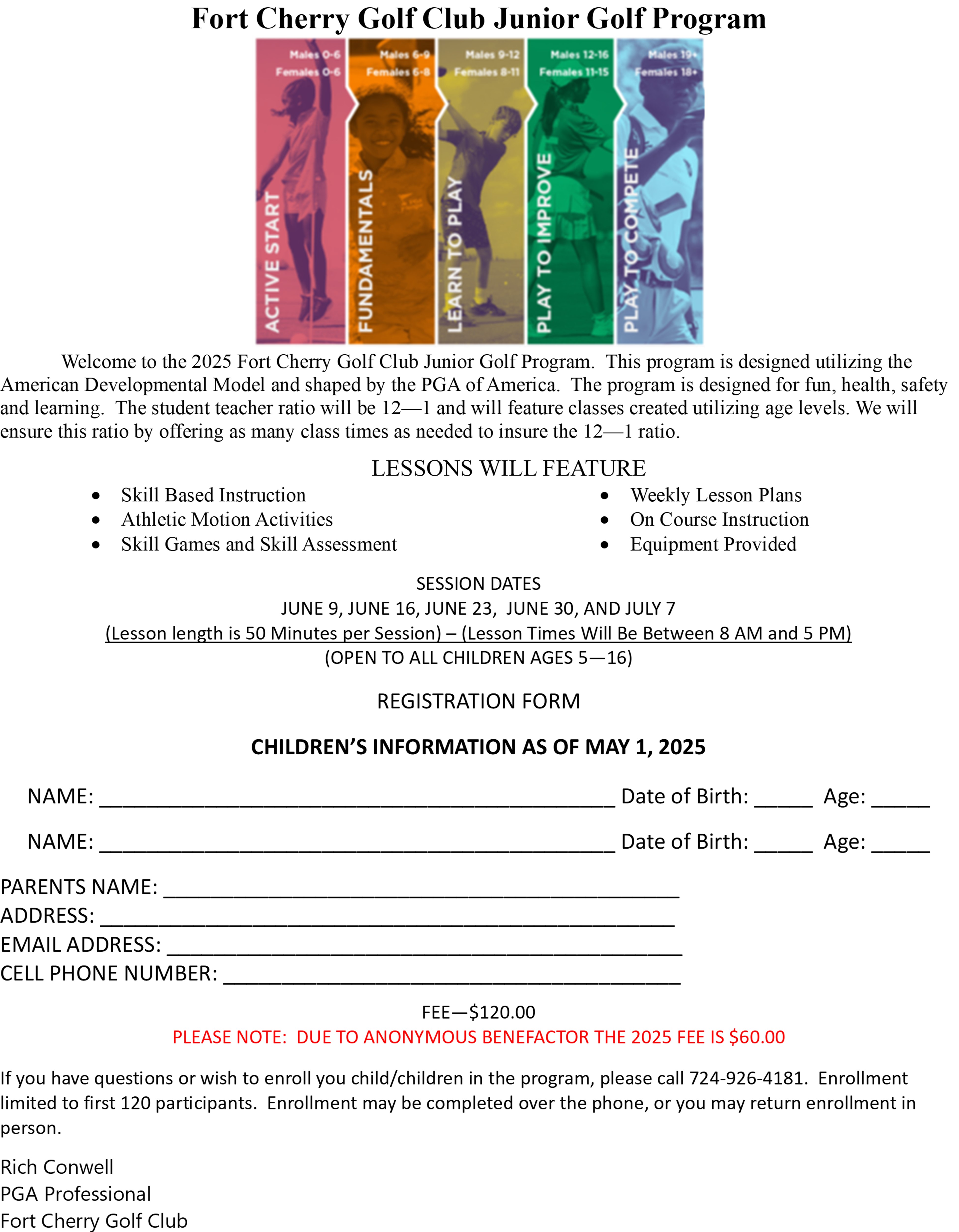 Junior Golf-The Future of the Game - Fort Cherry Golf Club